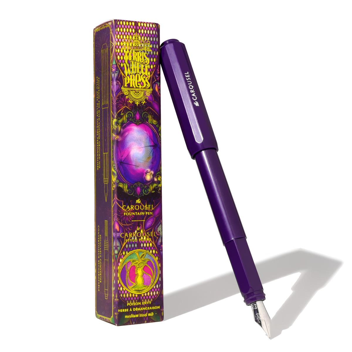 The Carousel Fountain Pen - Poison Envy — Ferris Wheel Press Retail